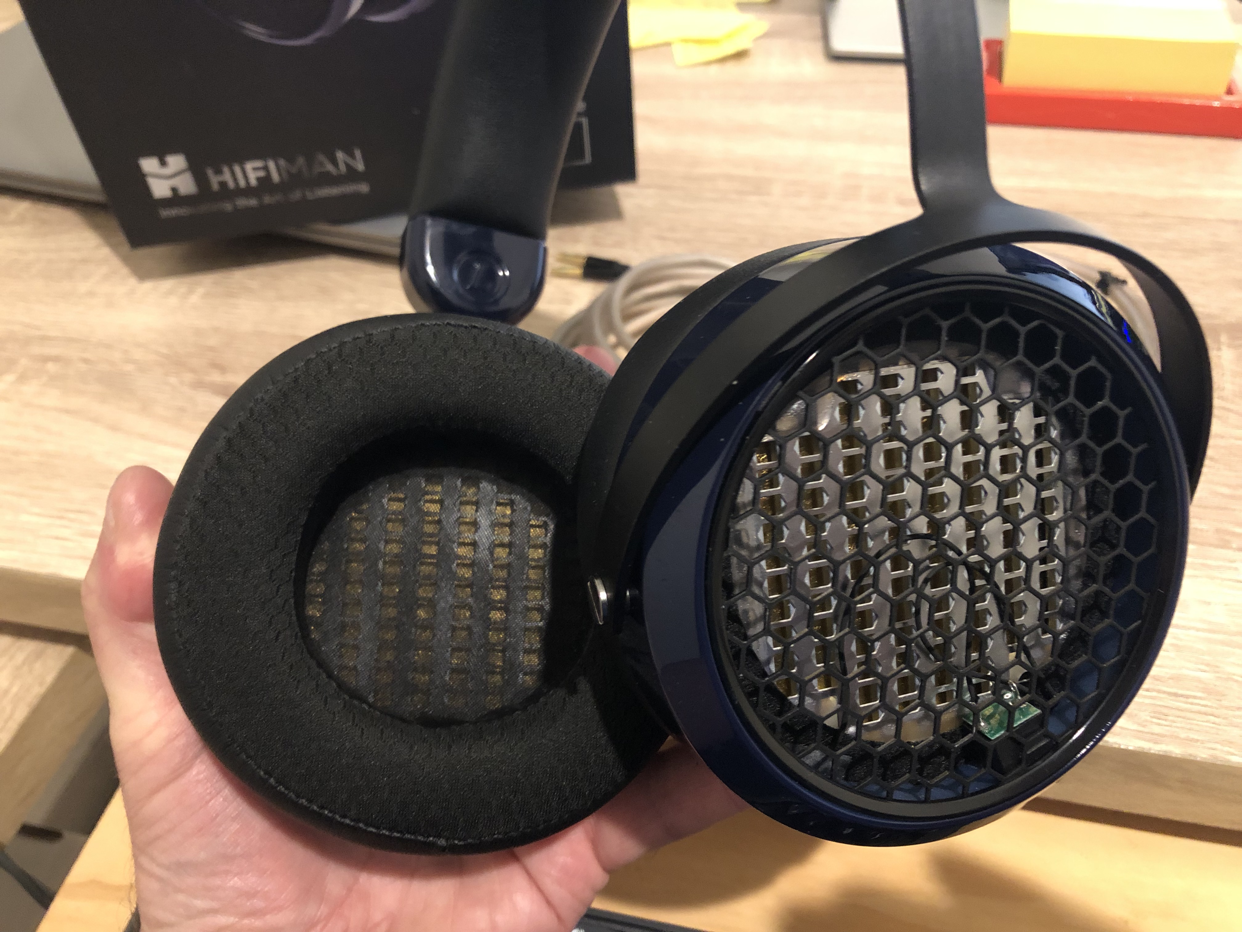 Sold: Hifiman HE6se Headphones w/grill mod | Headphone Reviews and ...
