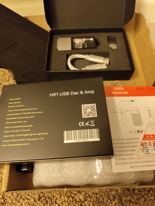 AkLIAM PD4 Plus Portable DAC AMP | Headphone Reviews and Discussion ...