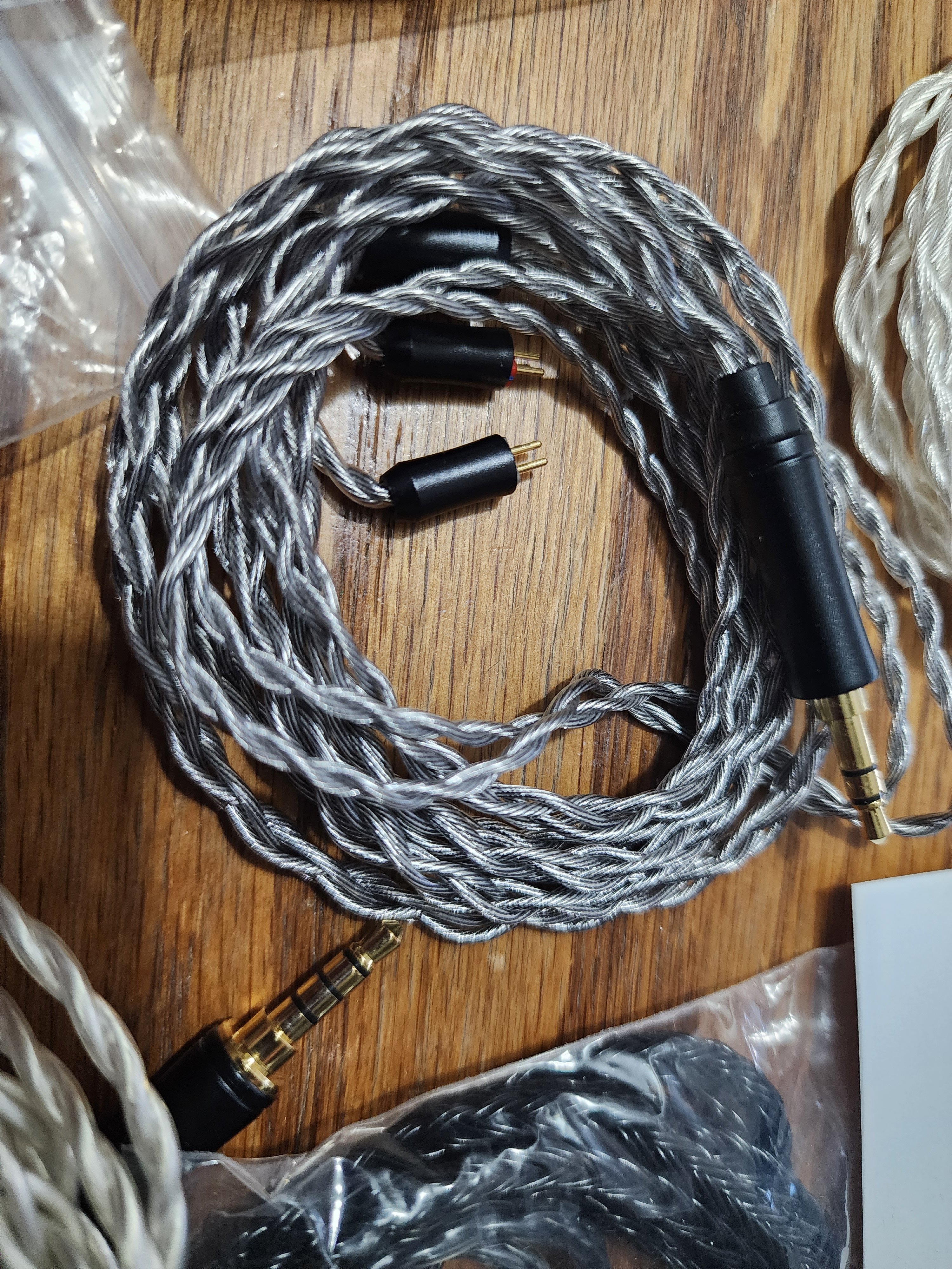 Closed: 64 Audio PREMIUM CABLE (Pearl) and 6 Xinhs Cables | Headphone ...