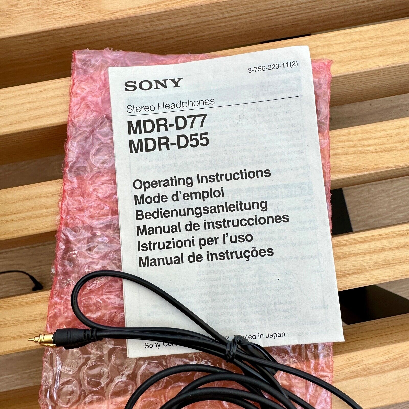 Closed: Sony Eggo MDR-D77 (2 pairs) | Headphone Reviews and Discussion ...