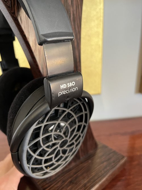 Closed: Sennheiser HD580 Flat Plate Black Paper w/ Custom Grills ...