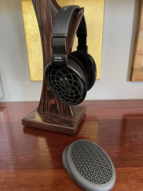 Closed: Sennheiser HD580 Flat Plate Black Paper w/ Custom Grills ...