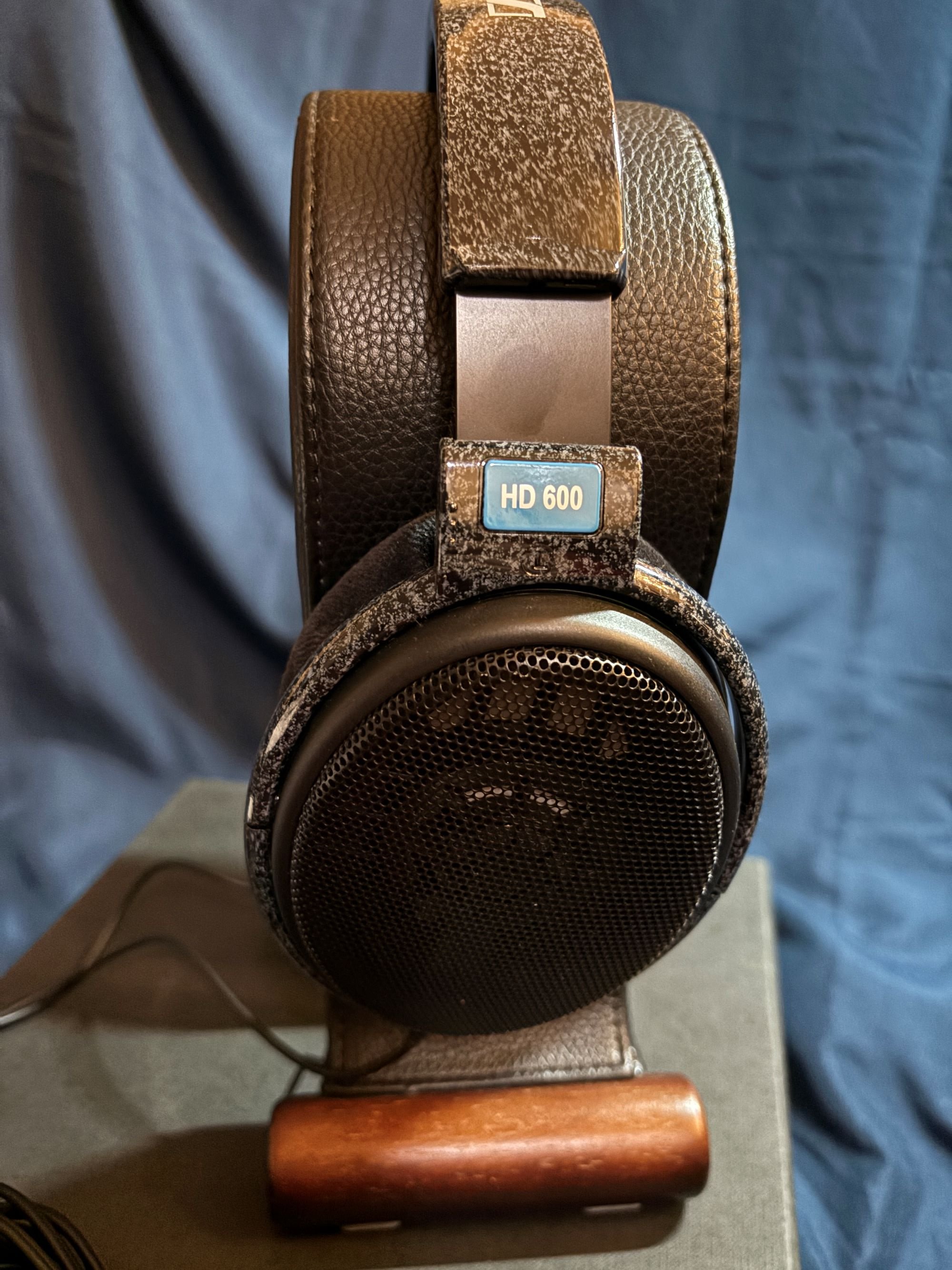 Closed: Sennheiser HD600 Marble Made In Ireland, with custom balanced ...