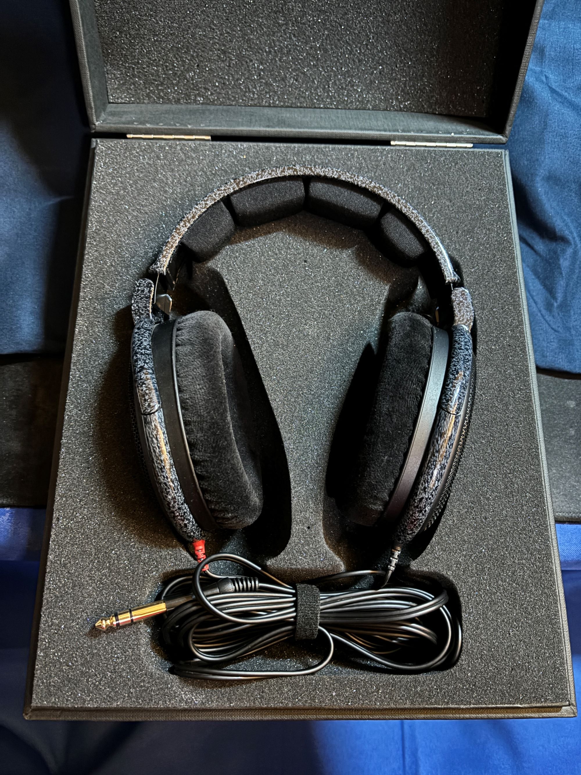 Closed: Sennheiser HD600 Marble Made In Ireland, with custom balanced ...