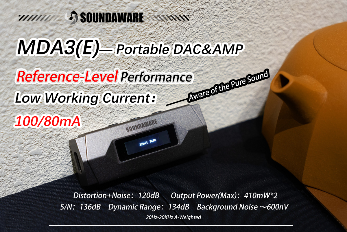 Reference-level portables that are close to desktops——SOUNDAWARE‘s Portable DAC & AMP will be ...