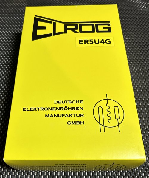 Sold: ELROG ER5U4G Rectifier Tube | Headphone Reviews and Discussion ...