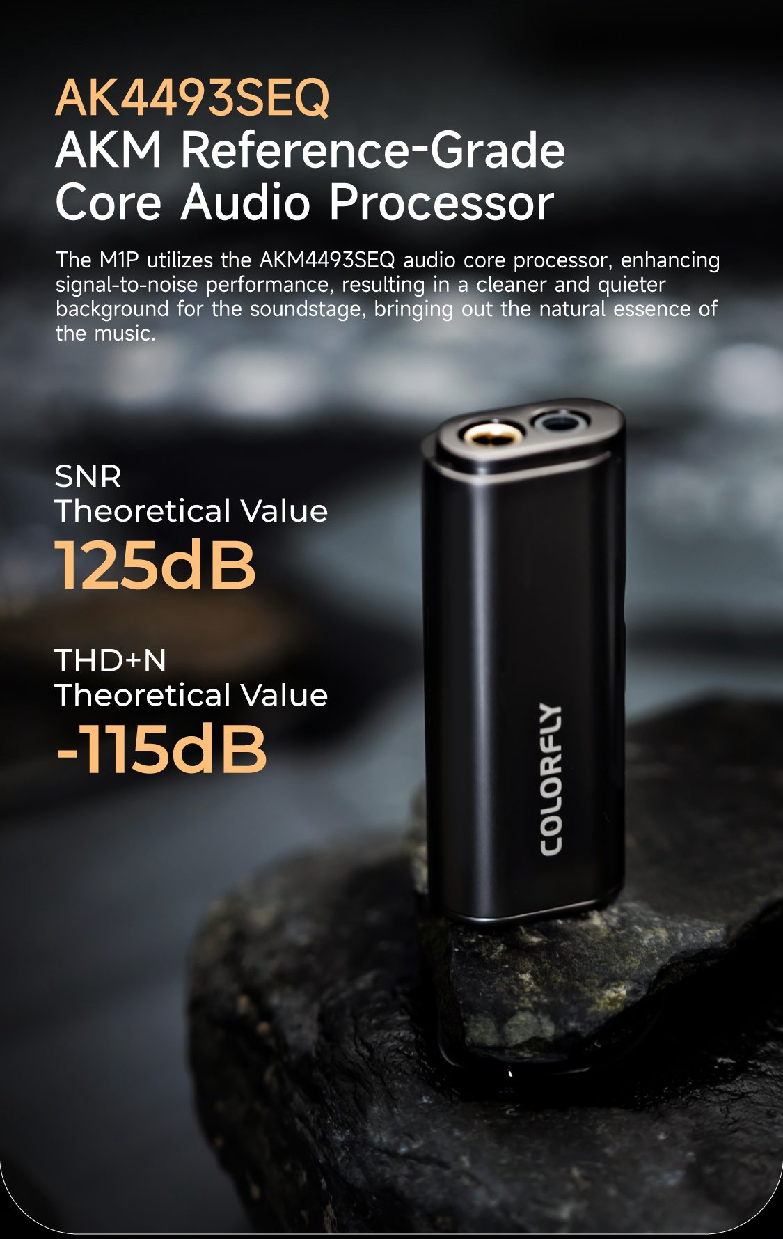 Colorfly CDA M1P Portable HiFi DSD512 USB AK4493SEQ DAC Amplifier ...