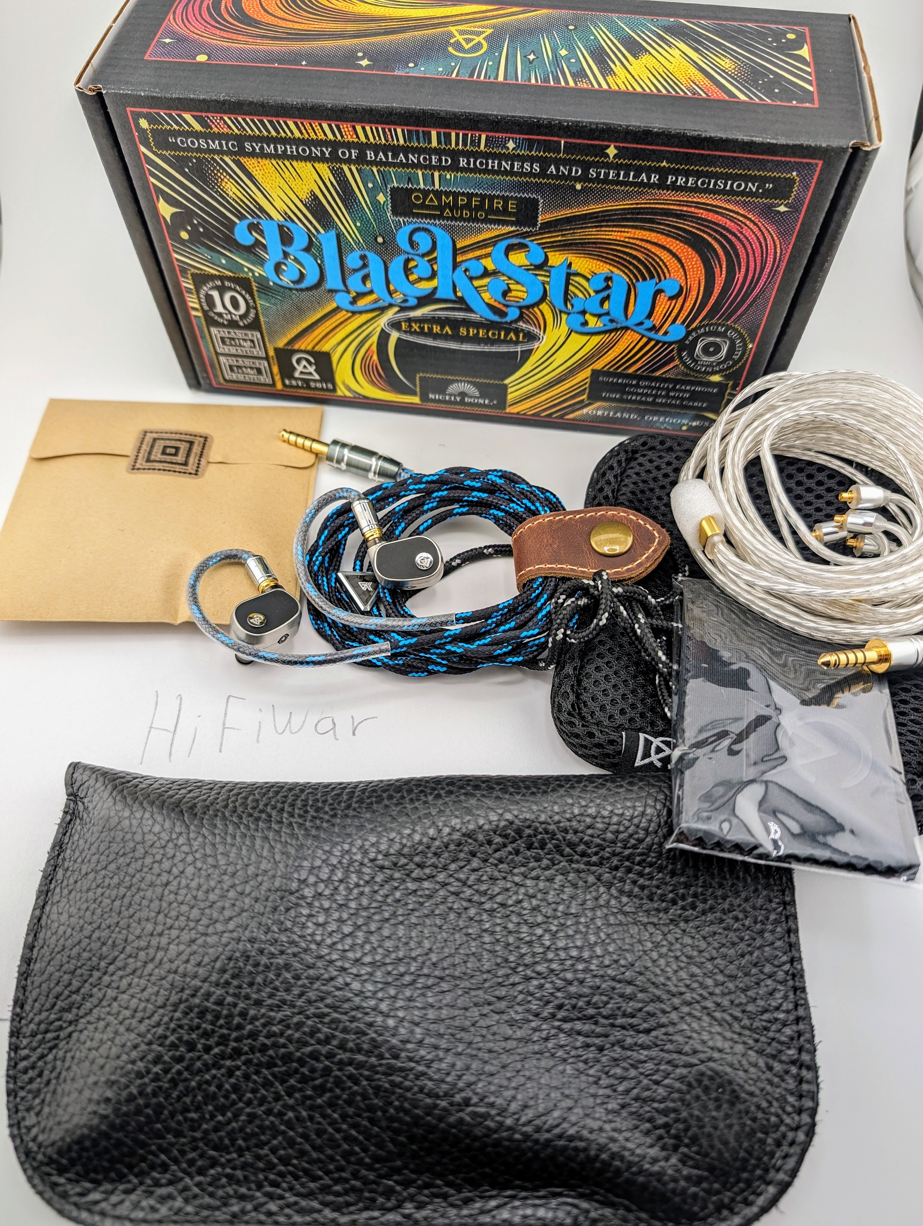 Traded: Campfire Audio Black Star w/ Vortex Seraphina Cable | Headphone ...