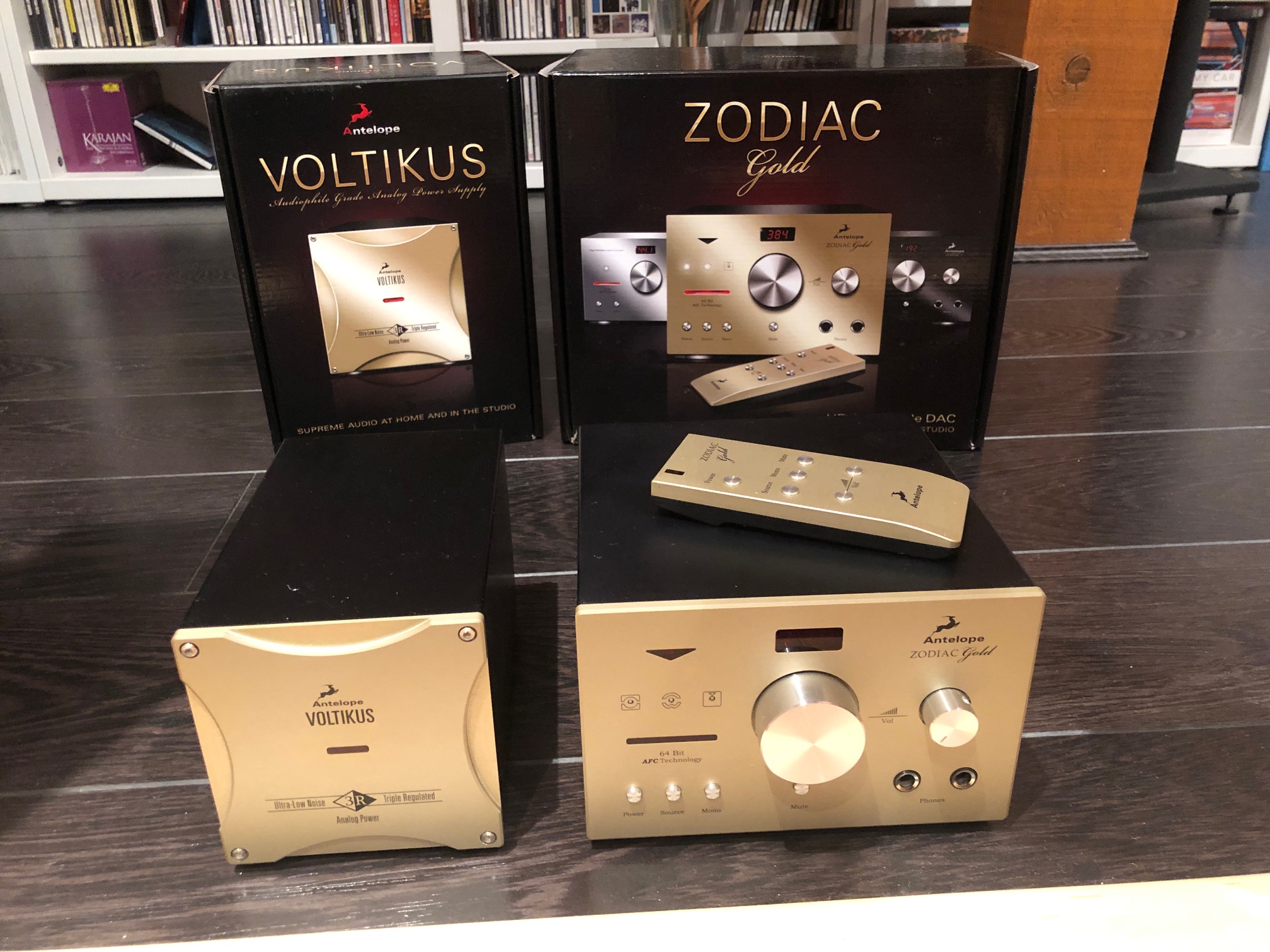 Sold: [Reserved] Antelope Zodiac Gold DAC plus Voltikus PSU [EU ...