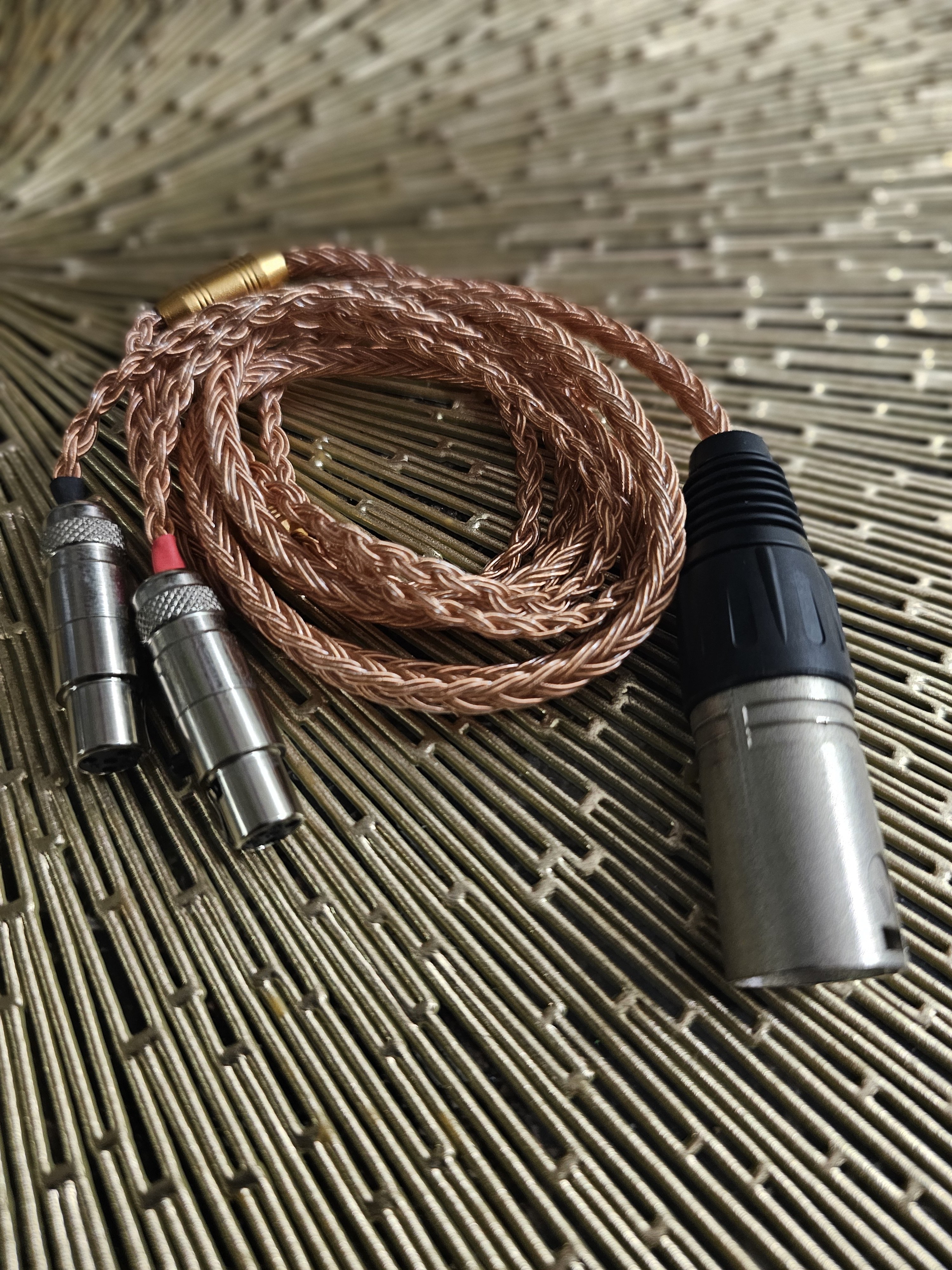Sold: Chi-fi copper cable mini 4 pin to 4 pin xlr (3.3ft) | Headphone ...