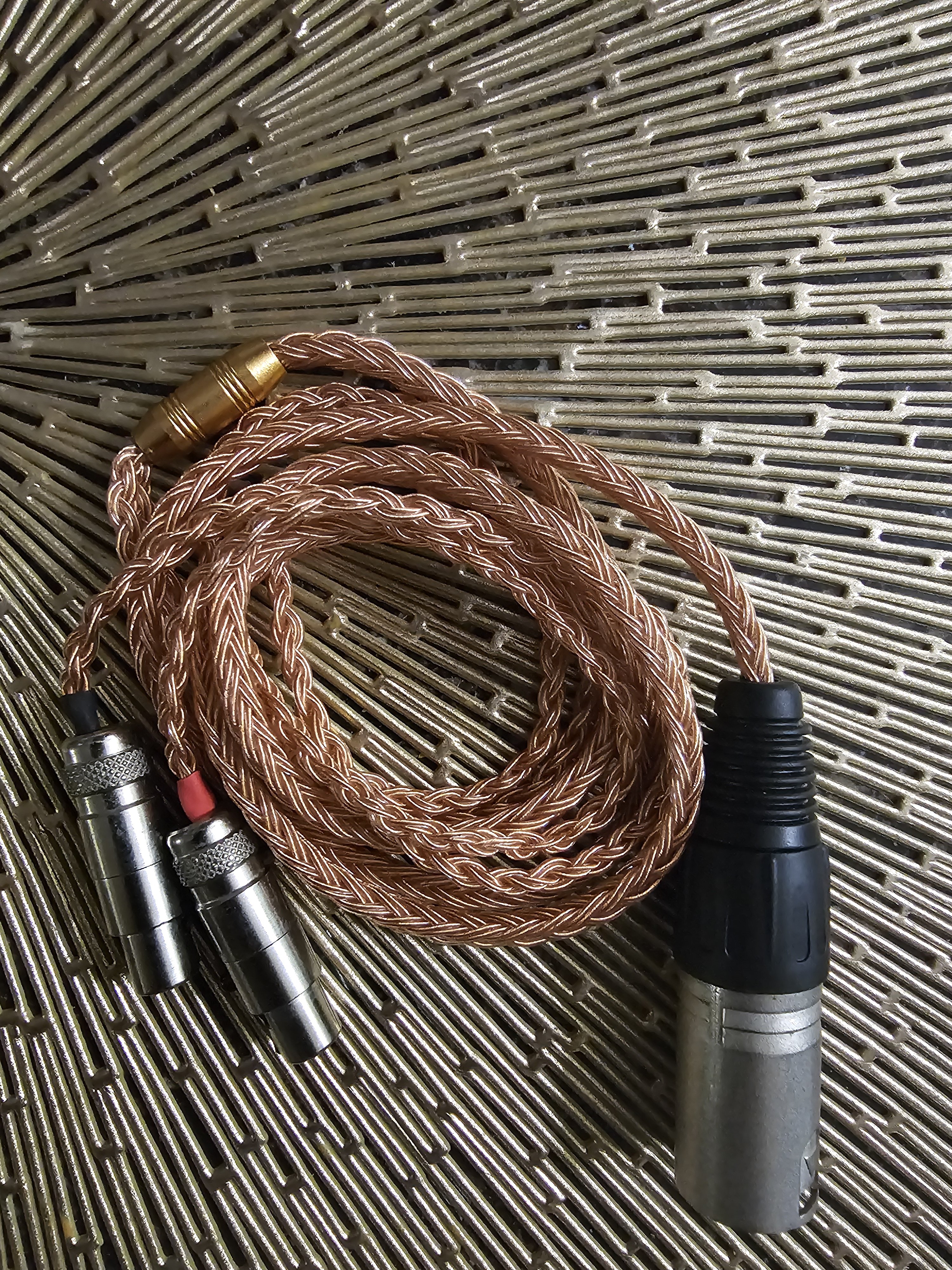 Sold: Chi-fi copper cable mini 4 pin to 4 pin xlr (3.3ft) | Headphone ...