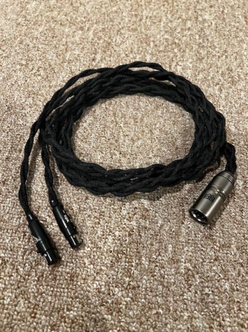 Sold: Norne Silvergarde S3 headphone cable with 4 pin XLR and mini XLRs ...