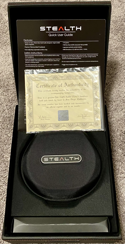 Sold: DCA (Dan Clark Audio) Stealth | Headphone Reviews and Discussion ...