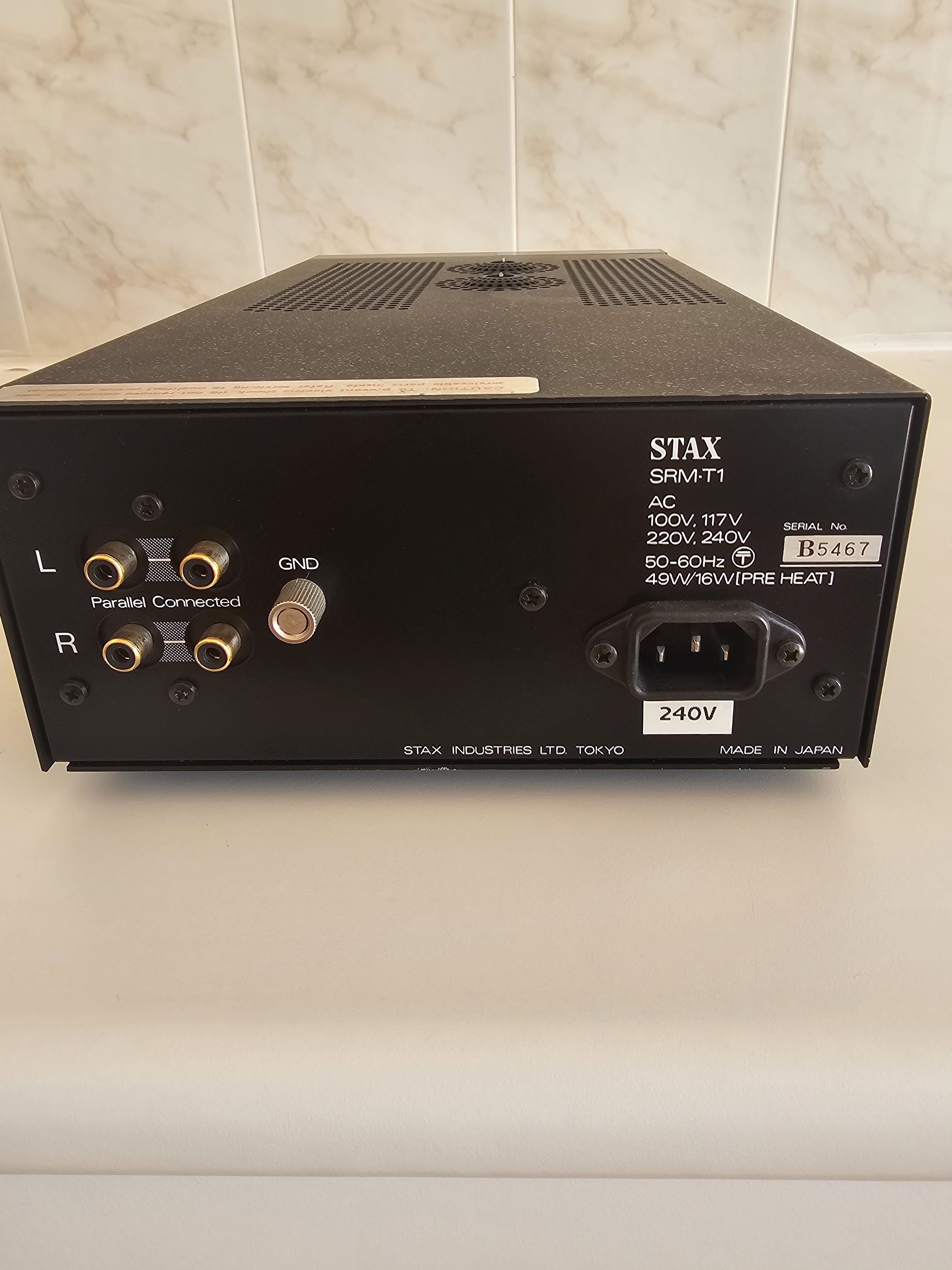 Closed: Stax SRM-T1 (CCS+ECC99) | Headphone Reviews and Discussion ...