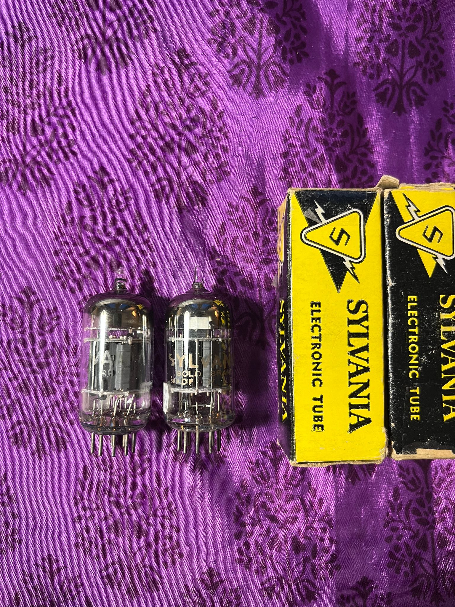 Sold: NOS Sylvania 5814a Triple Mica Grey Plate | Headphone Reviews and Discussion - Head-Fi.org