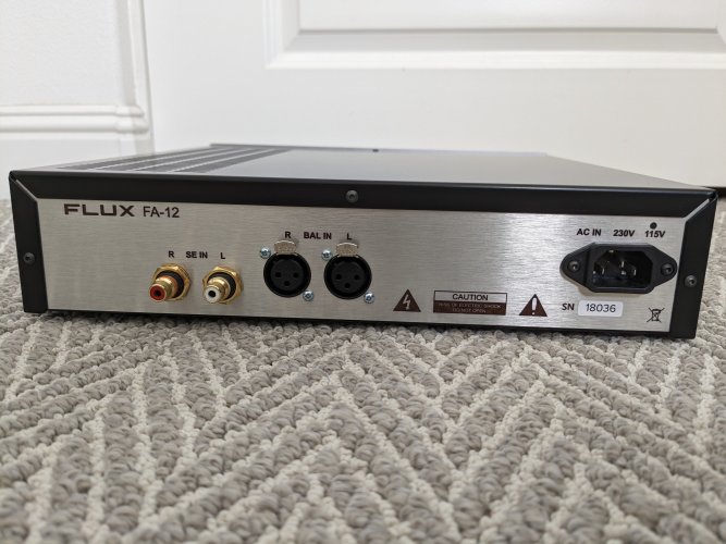 Sold: Flux FA-12 Balanced Class A Headphone Amplifier | Headphone ...