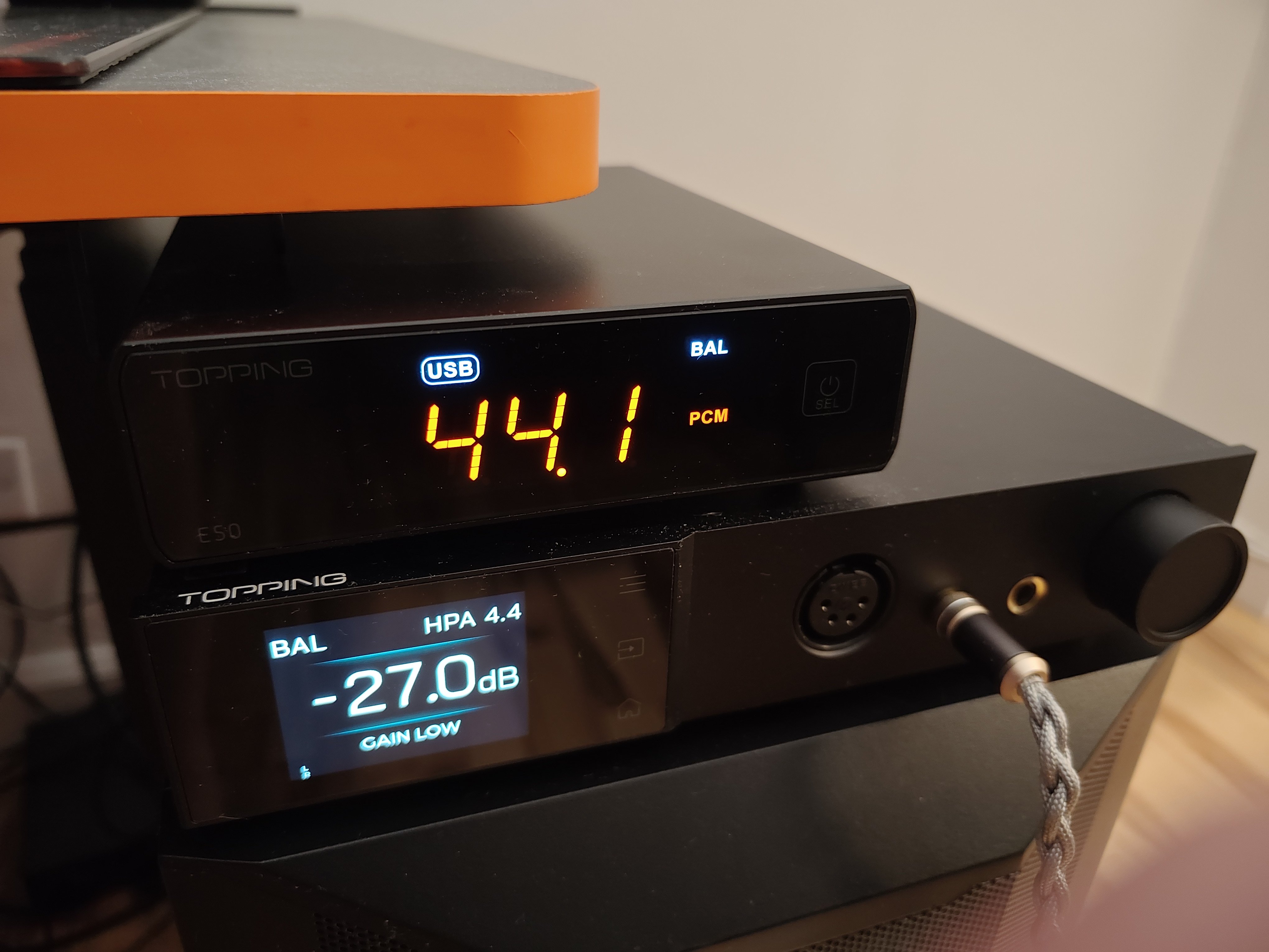 Closed: Topping E50 w/ Jameco psu, and TRS balanced cable | Headphone ...