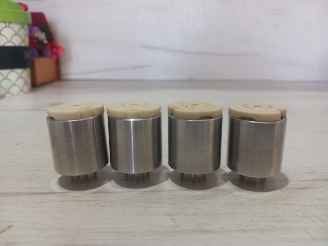 Sold: 417A to 6S45P tube socket adapters | Headphone Reviews and ...