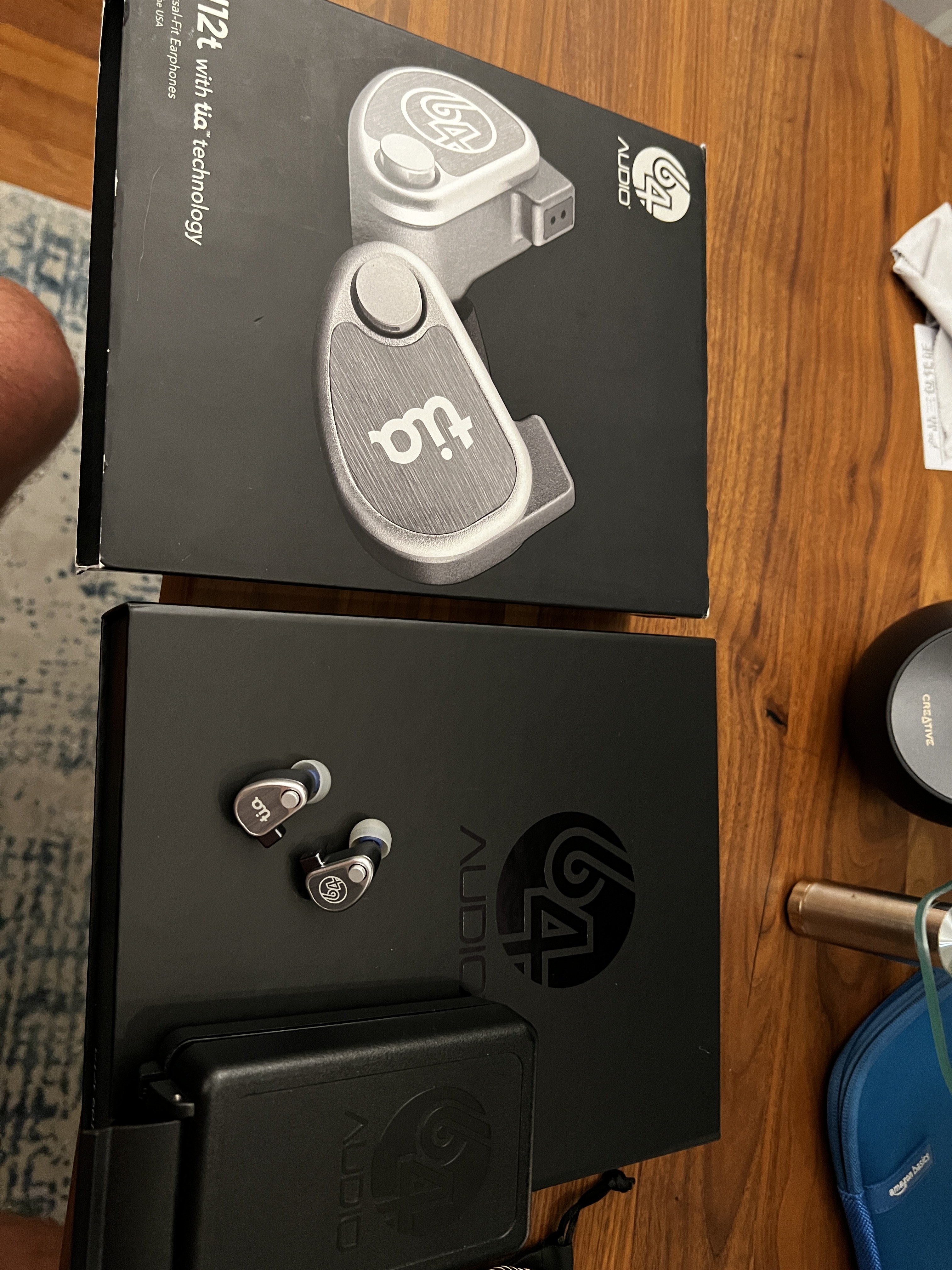 Sold: 64 audio 12t iems w/ 3 modules (gold m12, m15, m20) and 2 extra ...