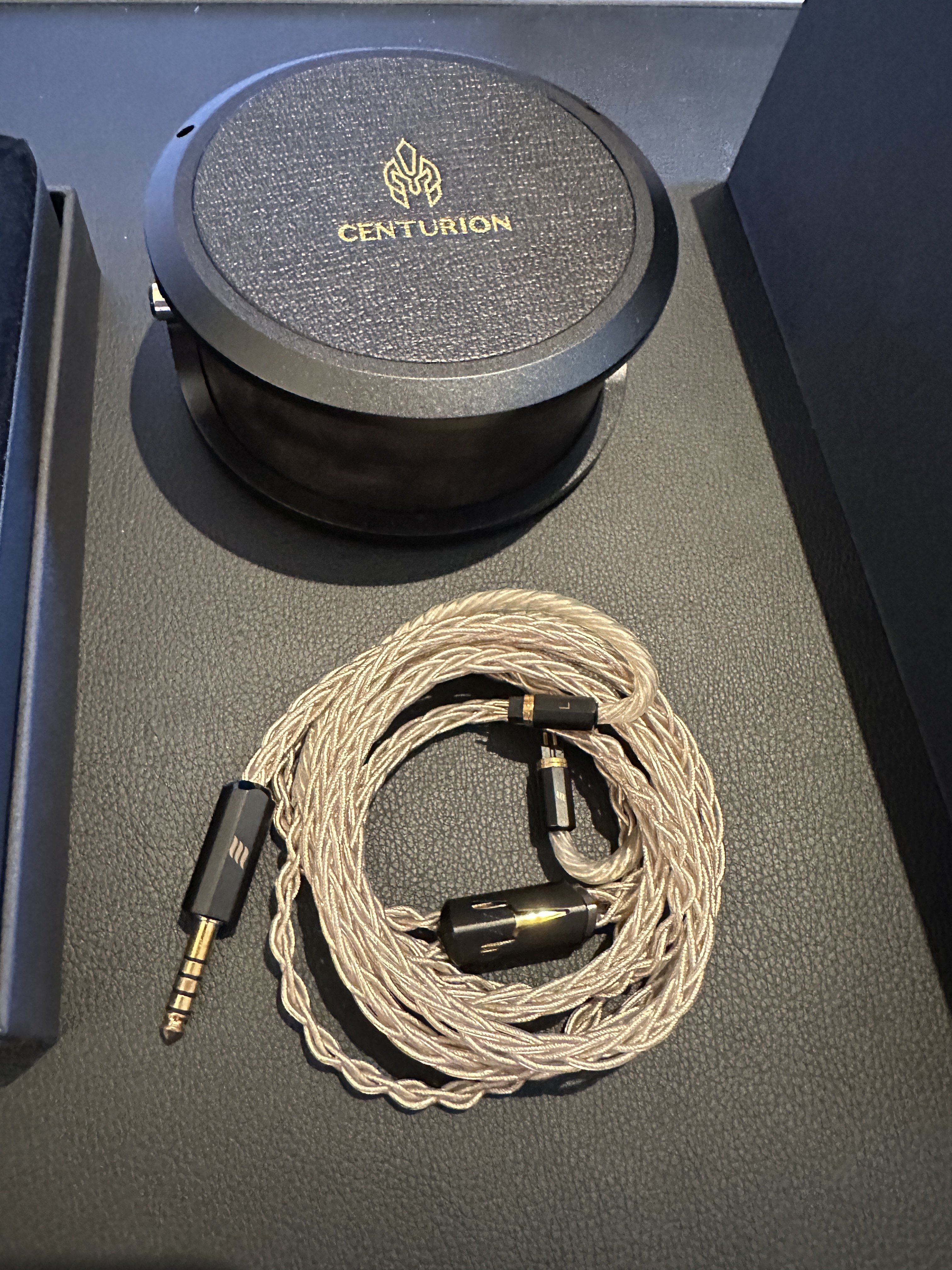Sold: Effect audio centurion black gold limited edition | Headphone ...
