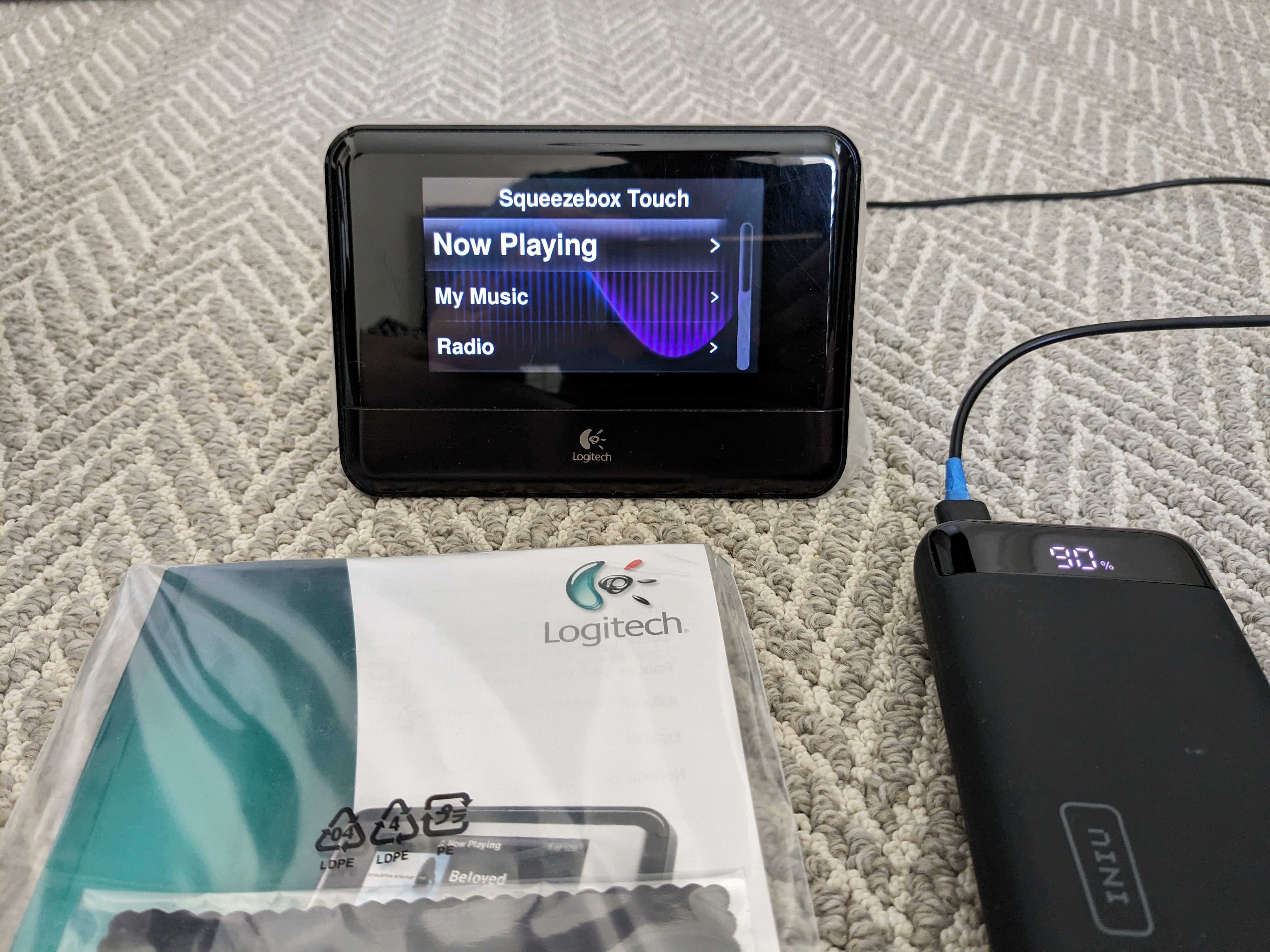 Sold: Logitech Squeezebox Touch Streamer Wi-Fi Music Player | Headphone ...