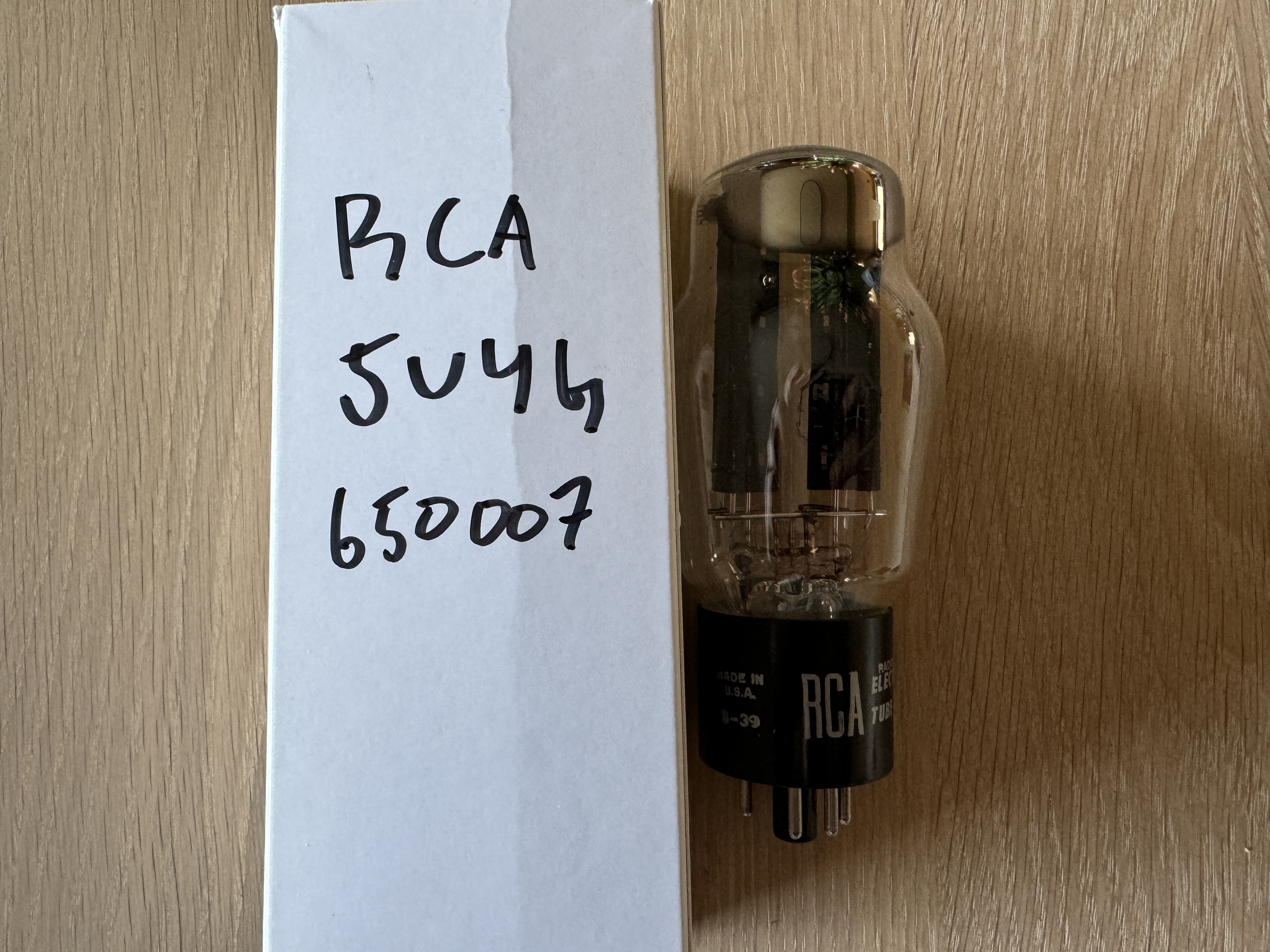 Sold: NOS RCA 5U4G Full-Wave Rectifier tube | Headphone Reviews and ...