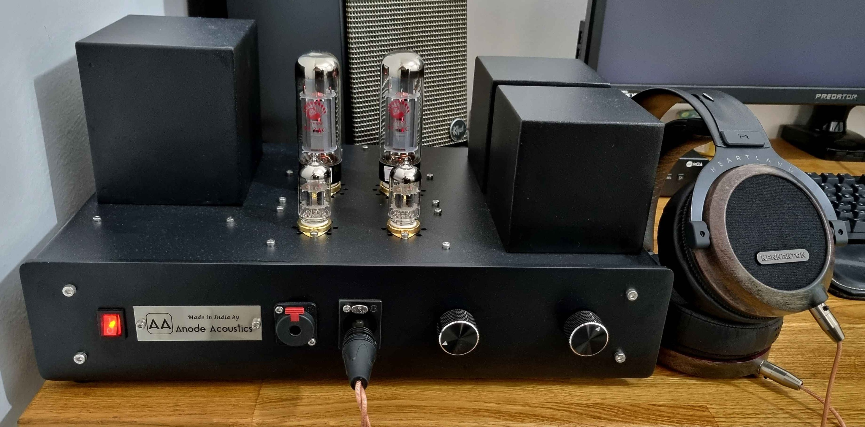 Anode Acoustics - Tube Headphones Amplifier #5 EL34\12AX7 | Headphone ...