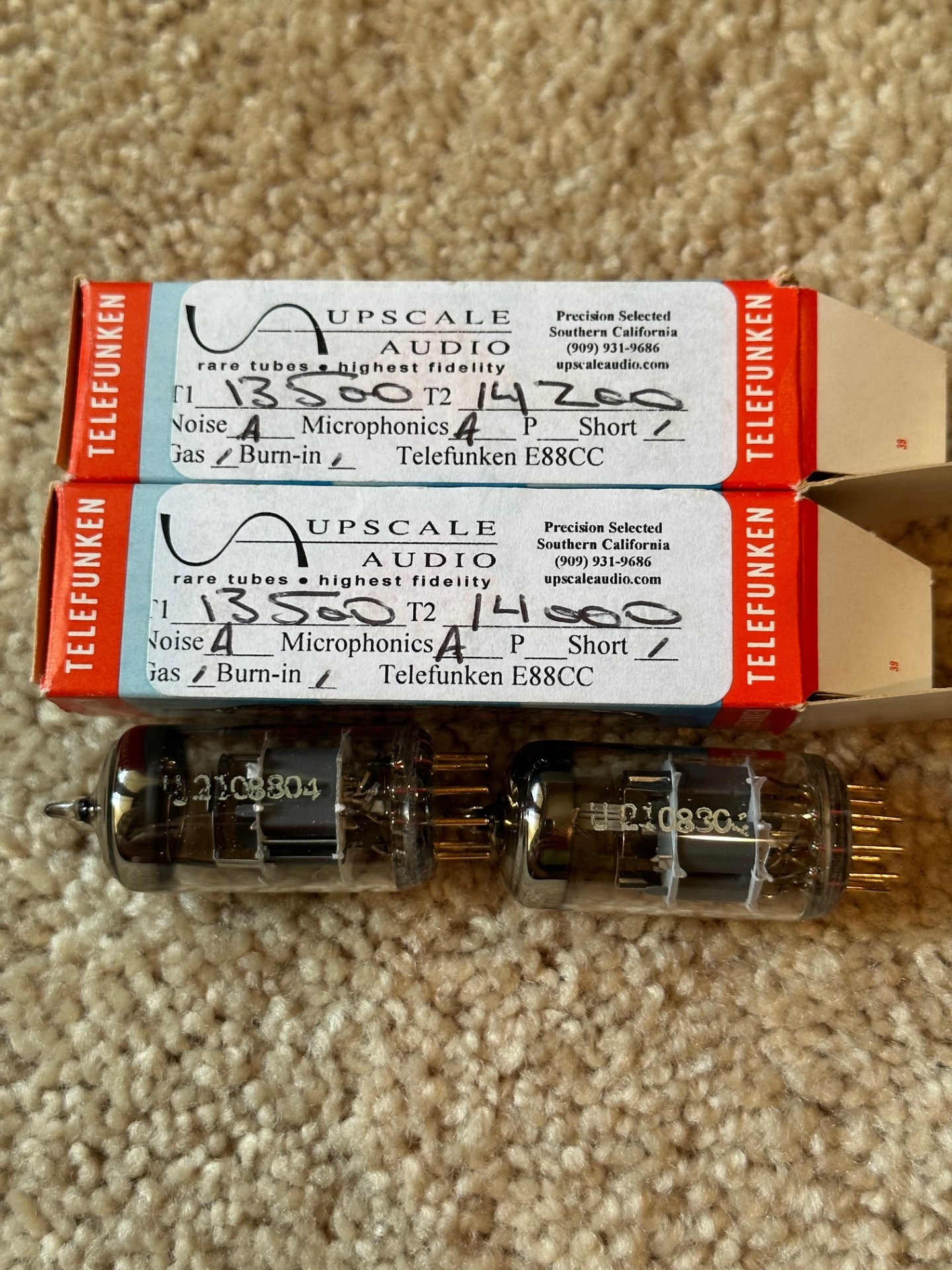 Sold: Telefunken E88CC/6922 Tubes - matched pair | Headphone Reviews ...