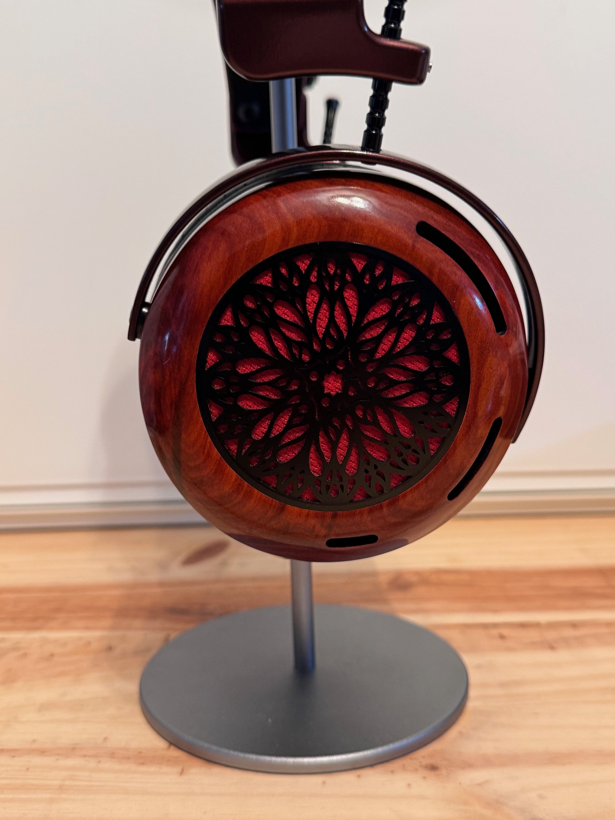 Sold: ZMF Atrium Open LTD Redheart Wood with Magnesium Chassis ...