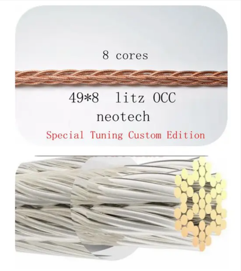 Sold: CEMA IEM Cable | 2-Pin - 4.4mm | Rhodium Plated Connectors | 8 ...