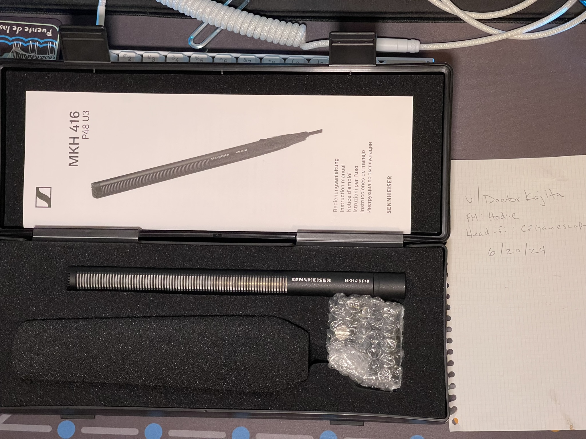 Closed: Sennheiser MKH 416 Shotgun Mic | Headphone Reviews and ...