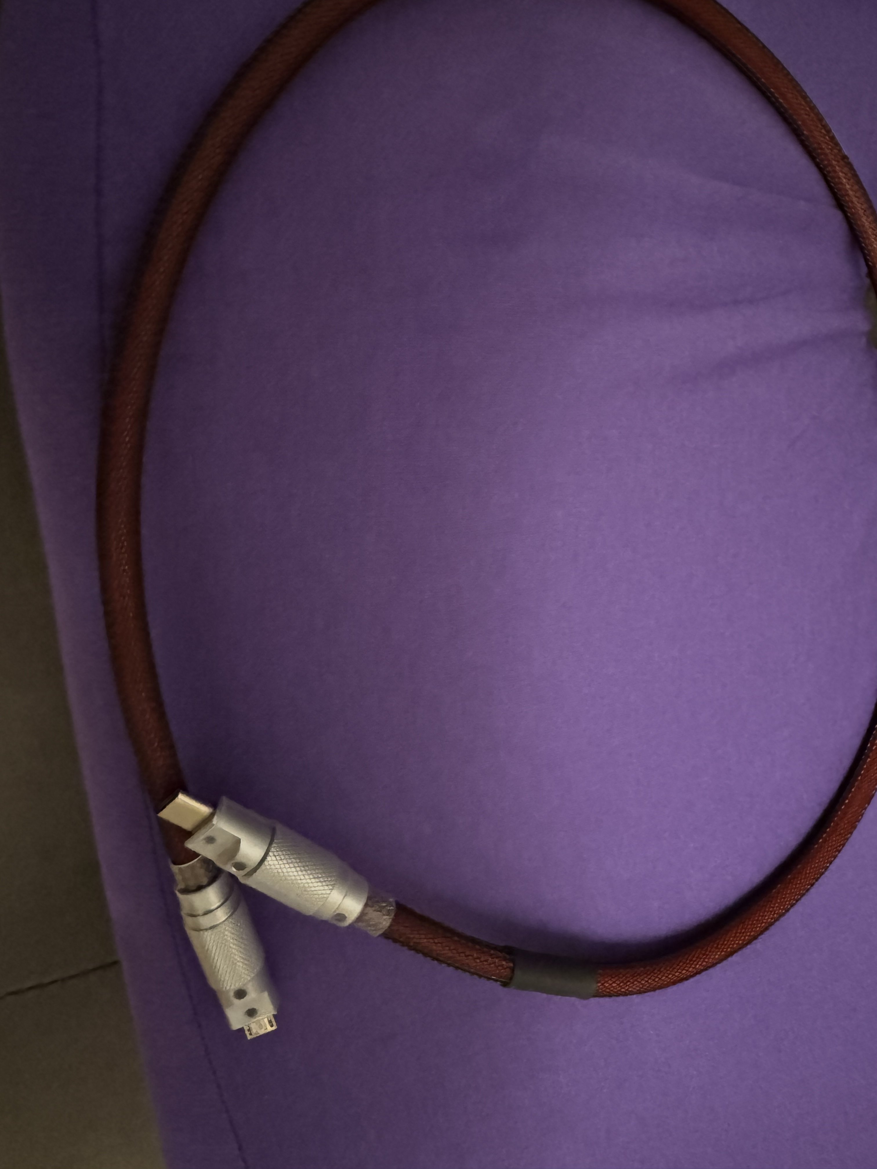 Sold: Gothic Silver USB-C to Micro-USB Semperfi Pure Silver Cable 1m ...