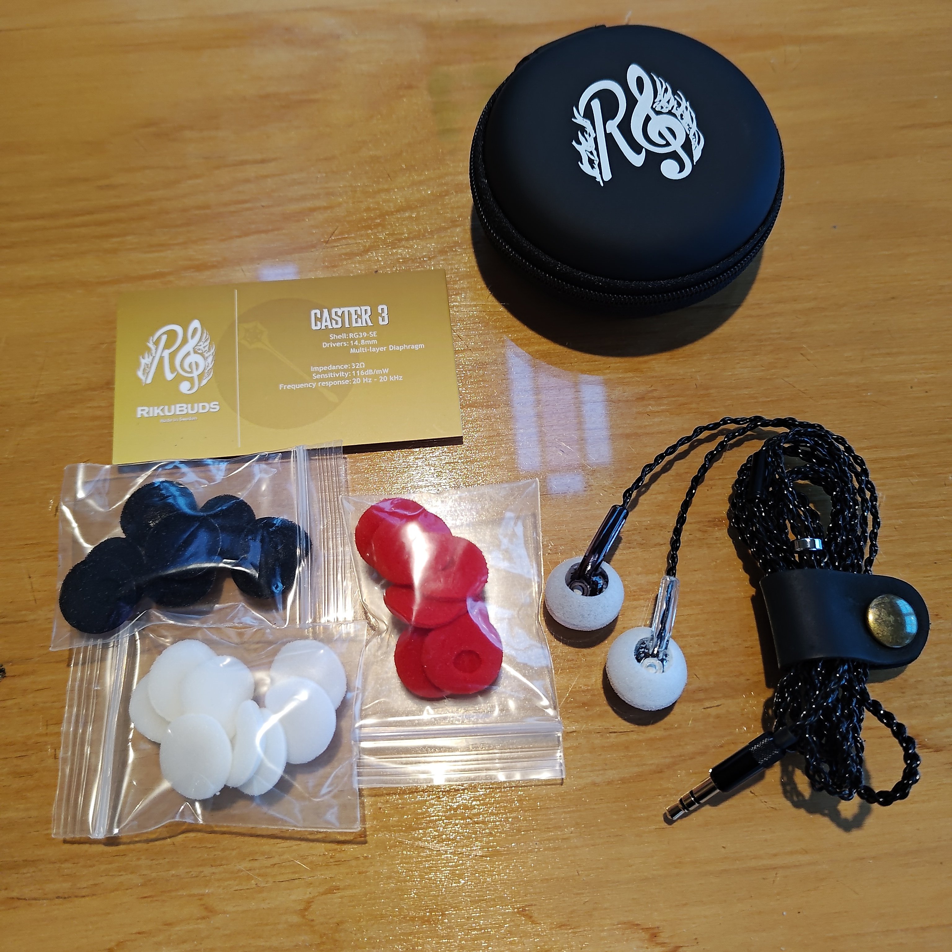 Sold: Rikubuds Caster 3 Earbuds 14.8mm Multi-layer Diaphragm 32 Ohm ...