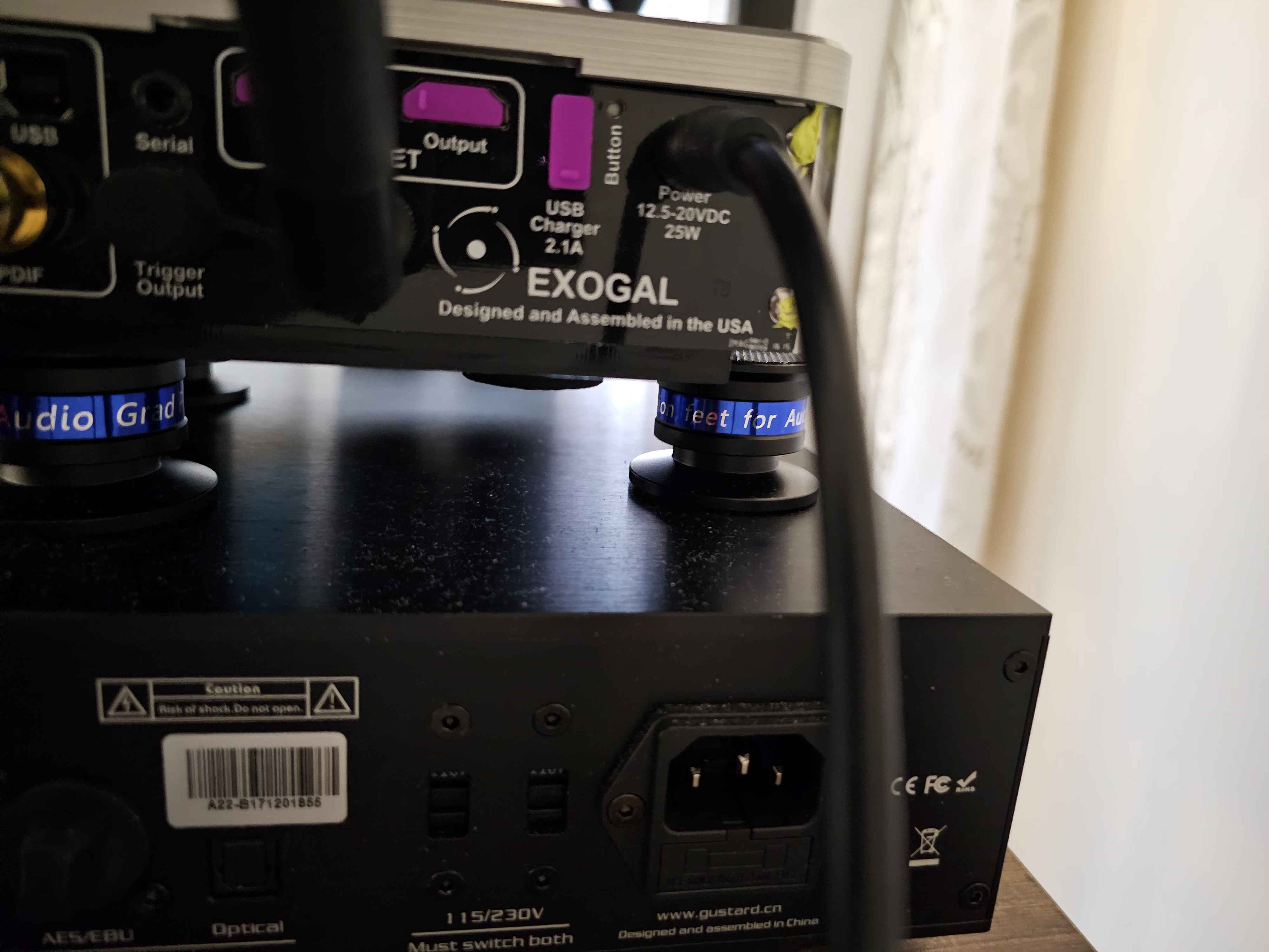Closed: Exogal Comet w/ upgraded 15v 4A Linear Power Supply | Headphone ...