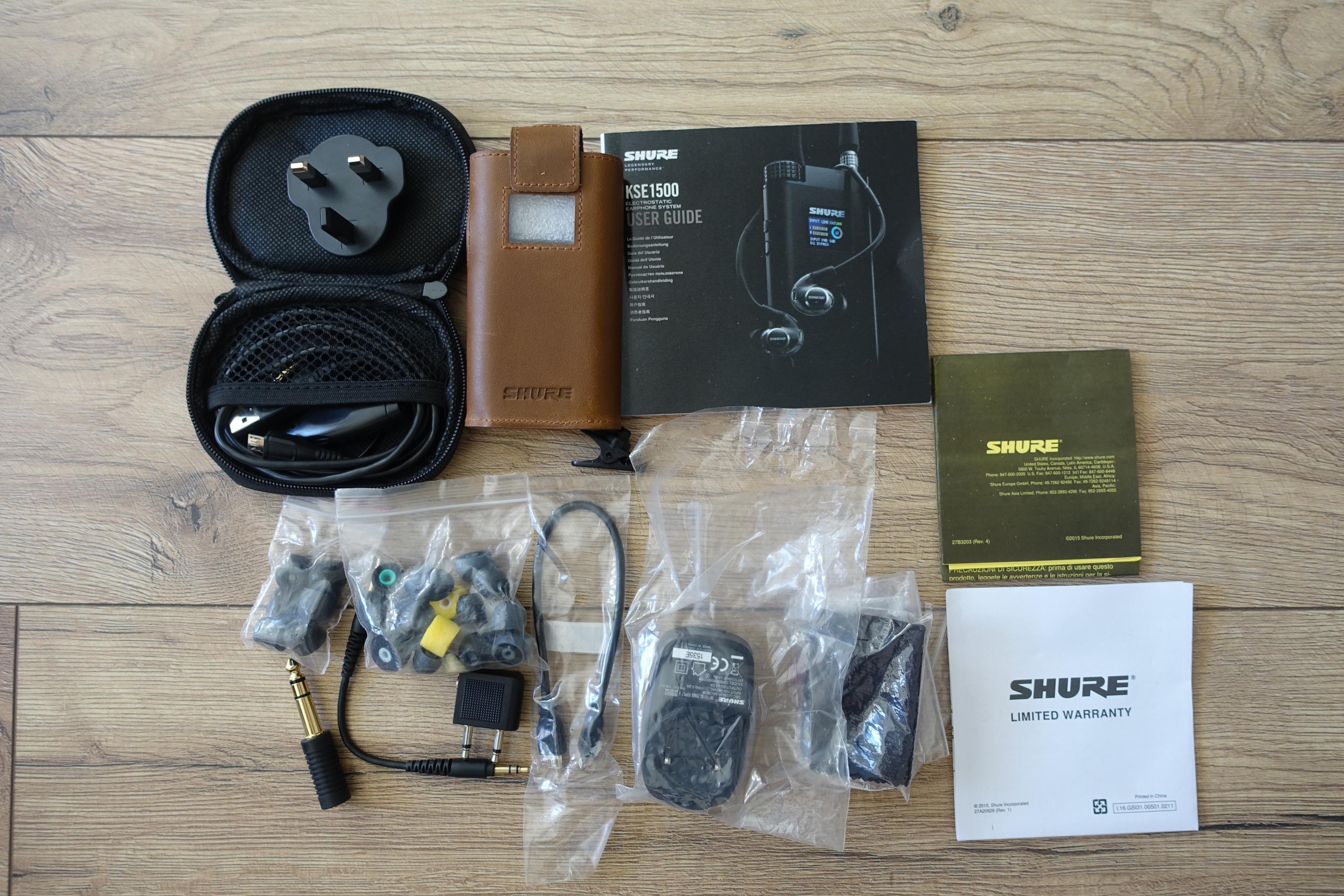 Closed: Shure KSE 1500 (Electrostatic In-Ear System) | Headphone ...