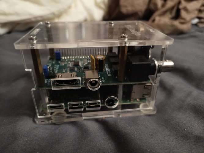Closed: Pi2AES v2.0 Pro Audio Shield w/ Raspberry Pi4 | Headphone ...