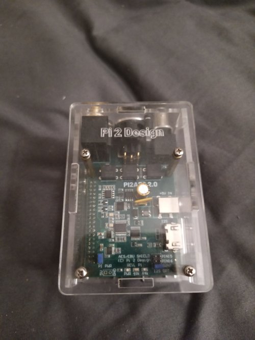 Closed: Pi2AES v2.0 Pro Audio Shield w/ Raspberry Pi4 | Headphone ...