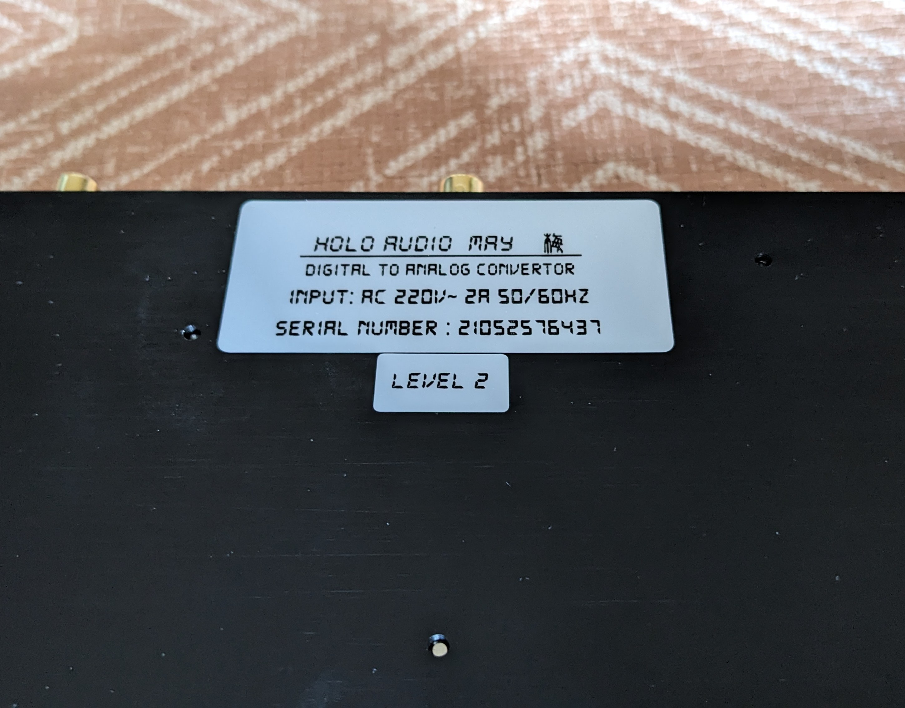 Sold: Holo Audio May DAC Level 2 with upgraded QSA Yellow fuse ...