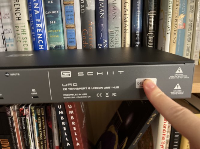 Sold: [SOLD] Schiit Urd CD Transport - Black - US - 115v | Headphone ...