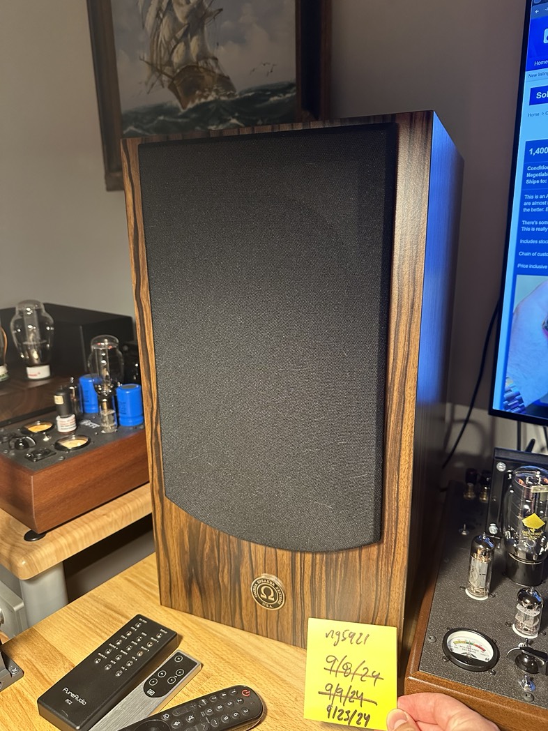 Closed: Omega Super Alnico Monitors - EKO Ebony finish | Headphone ...