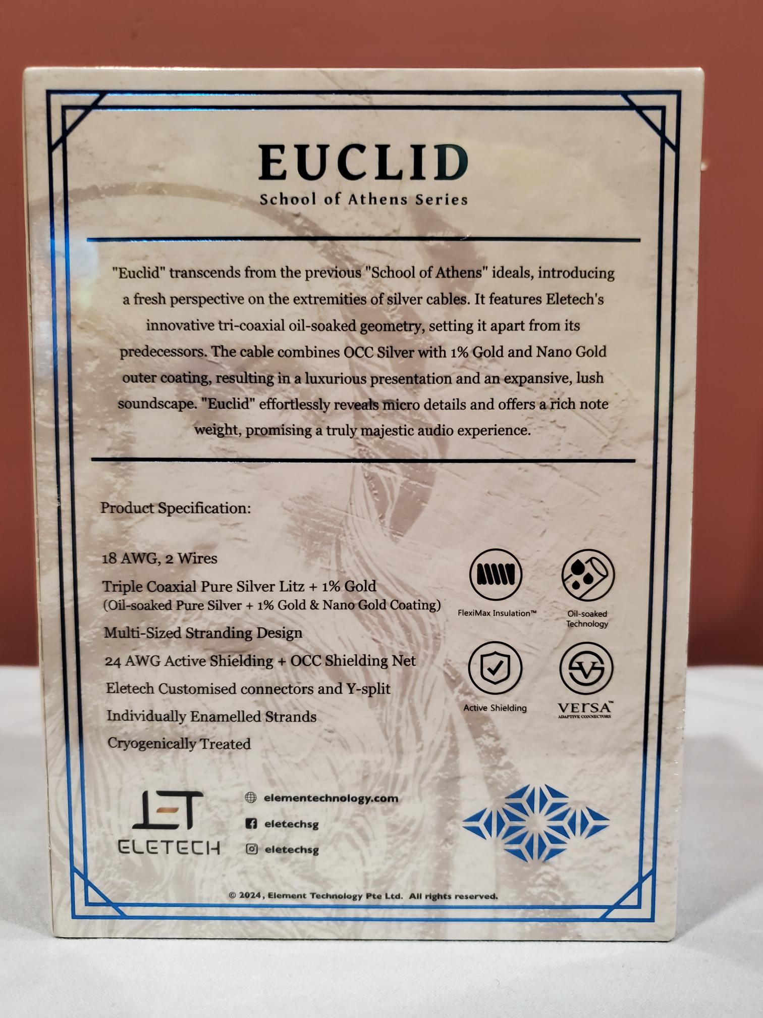 Sold: [Final Price Drop] Eletech Euclid (New/Unopened) | Headphone Reviews and Discussion - Head ...