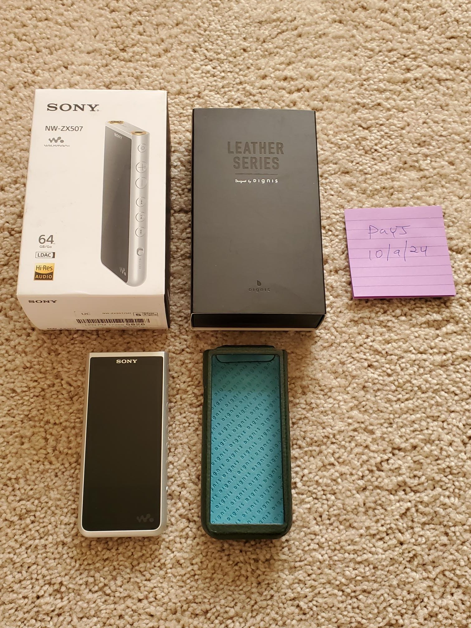 Sold: Sony Walkman NW-ZX507 + Leather Dignis case | Headphone Reviews ...