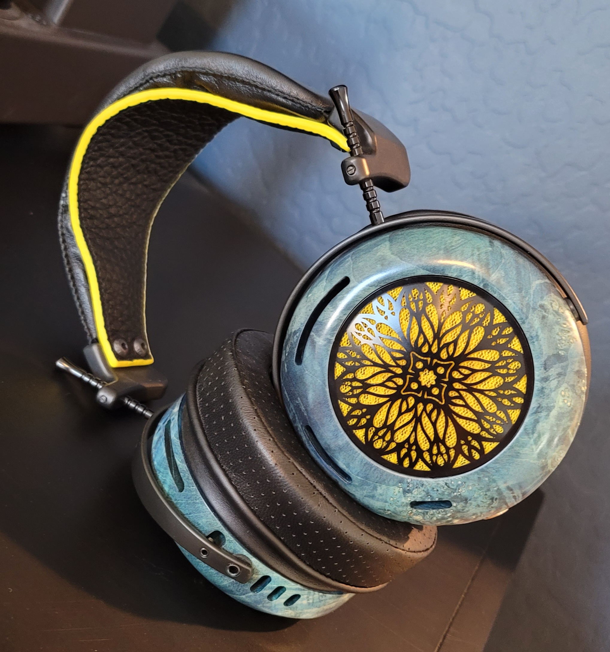 Sold: Stabilized ZMF Atrium Open w/custom Hart Cable | Headphone ...