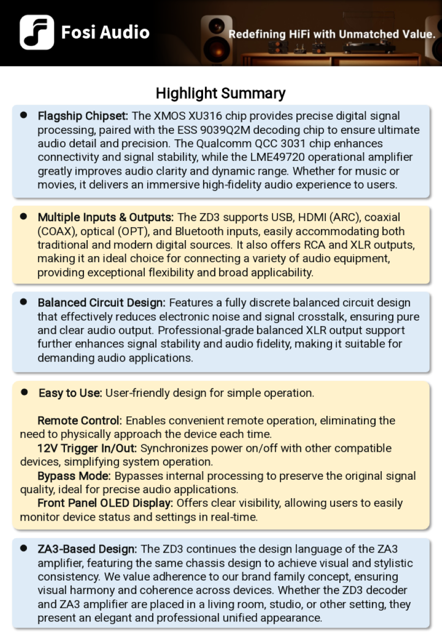 Fosi Audio ZD3 | Headphone Reviews and Discussion - Head-Fi.org