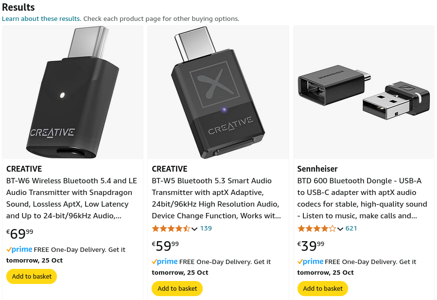 aptX Adaptive / aptX Lossless USB Transmitters | Headphone Reviews and ...