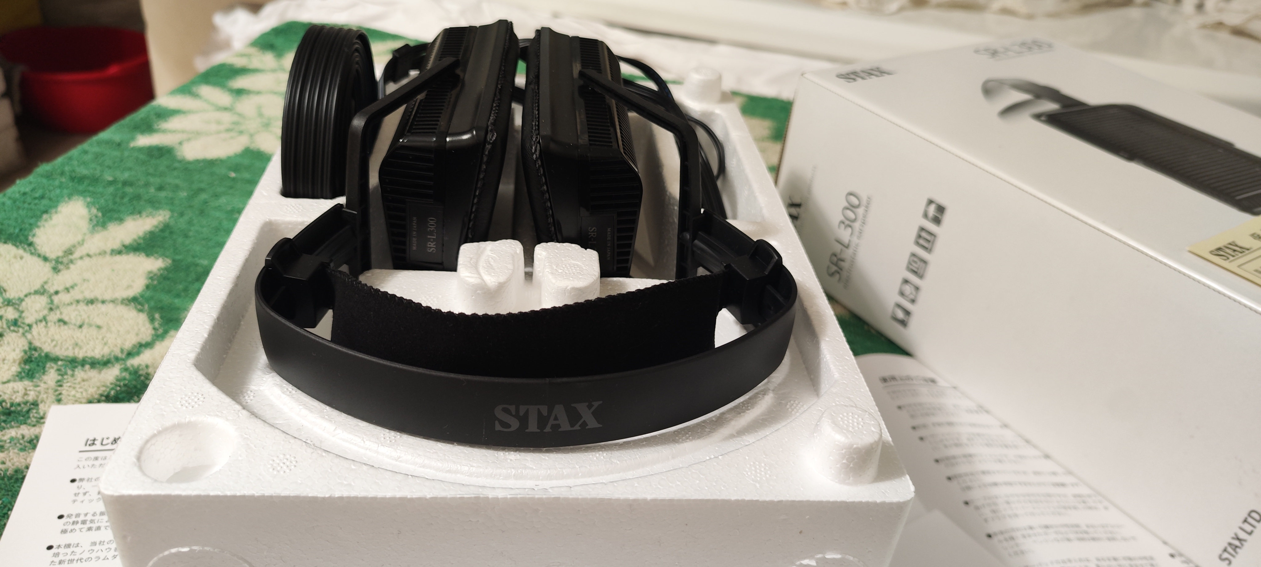 Sold: 🫐 Stax SR L300 🍇 Electrostatic Headpnones earspeakers 🍑 Free worldwide shipping 🍑 ...