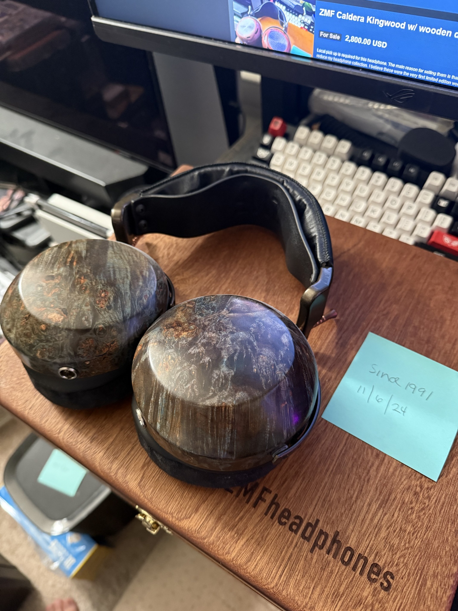 ZMF Verite Closed Stabilized w/ Wooden display case (PICK UP ONLY ...