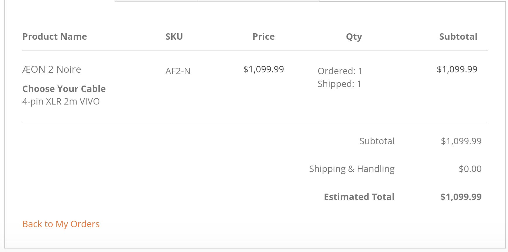 Sold: DCA Dan Clark Audio AEON 2 Noire with VIVO Cable | Headphone ...