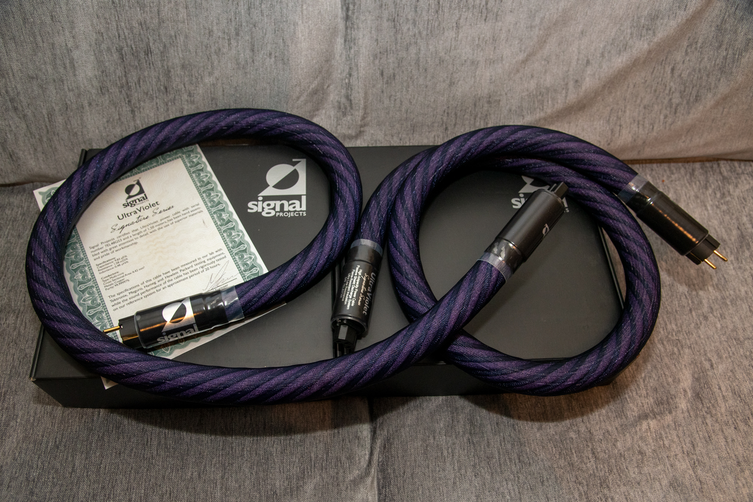 Closed: Signal Projects UltraViolet Power Cable | Headphone Reviews and Discussion - Head-Fi.org
