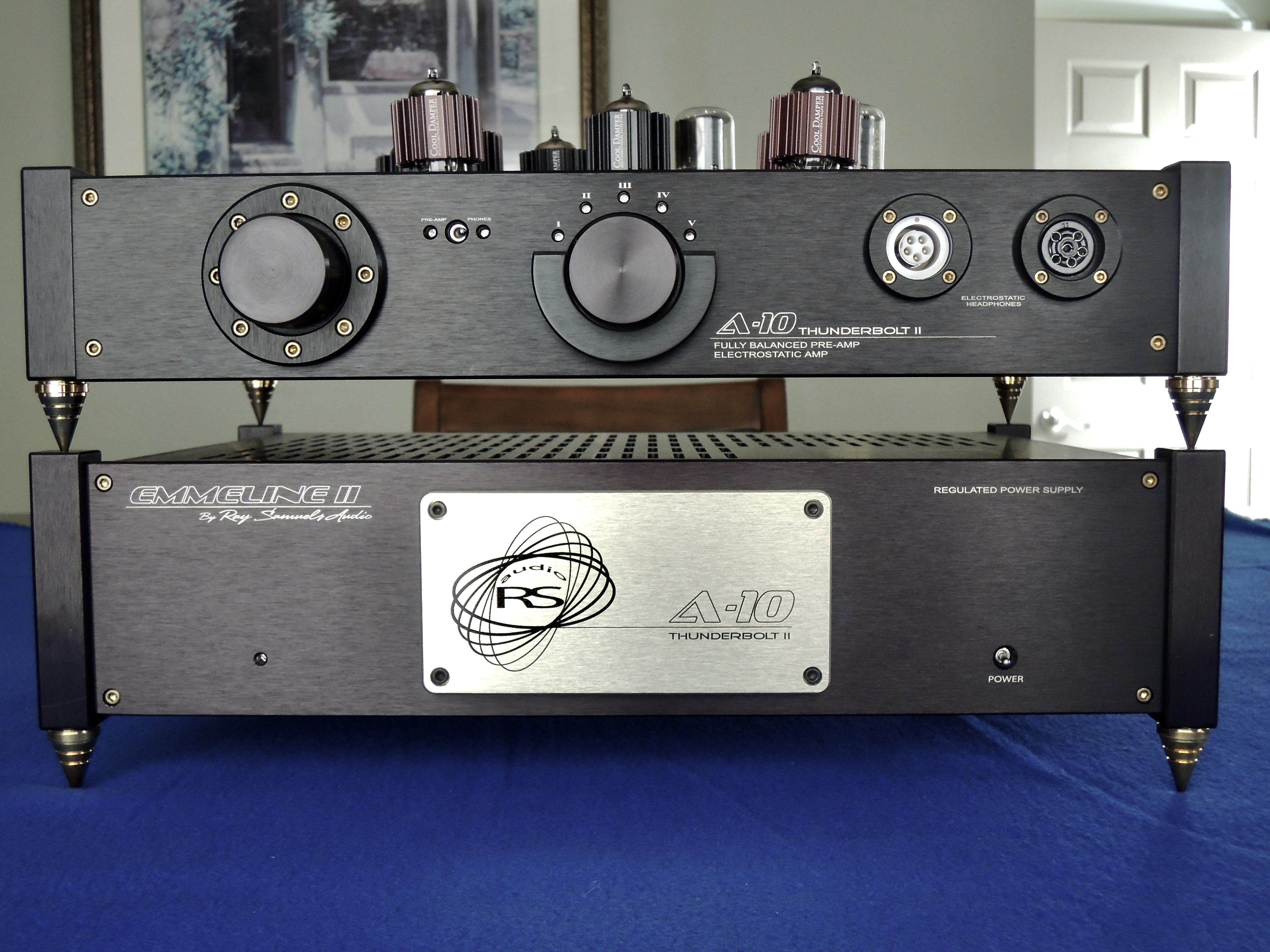Sold: Ray Samuels A-10 Thunderbolt Tube Electrostatic Amplifier/Pre-amp + extras | Headphone ...